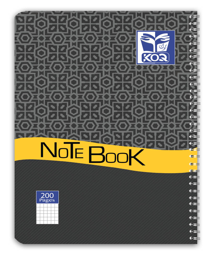 NOTEBOOK 200 pages A4 - Transformation de papier, Impression et emballage
